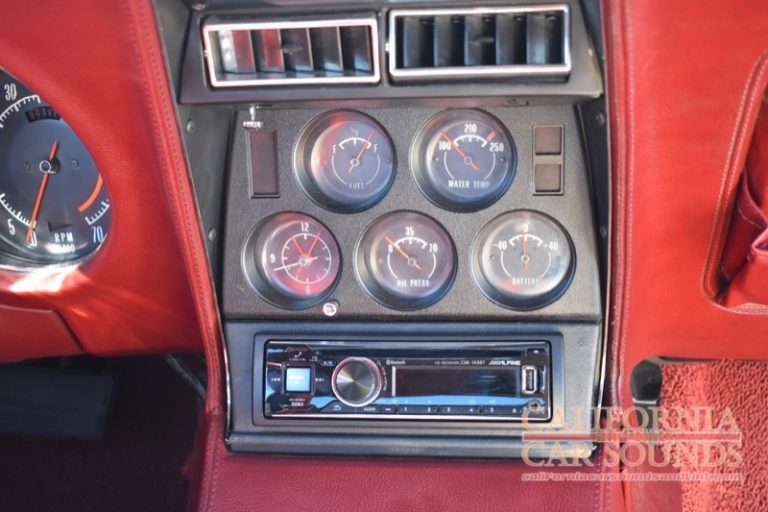Classic Corvette Stereo Upgrades for San Jose Client